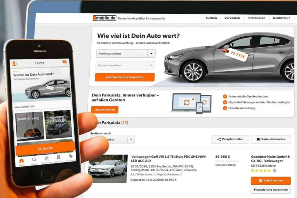 Mobile.de: la mayor web de compraventa de coches de Alemania